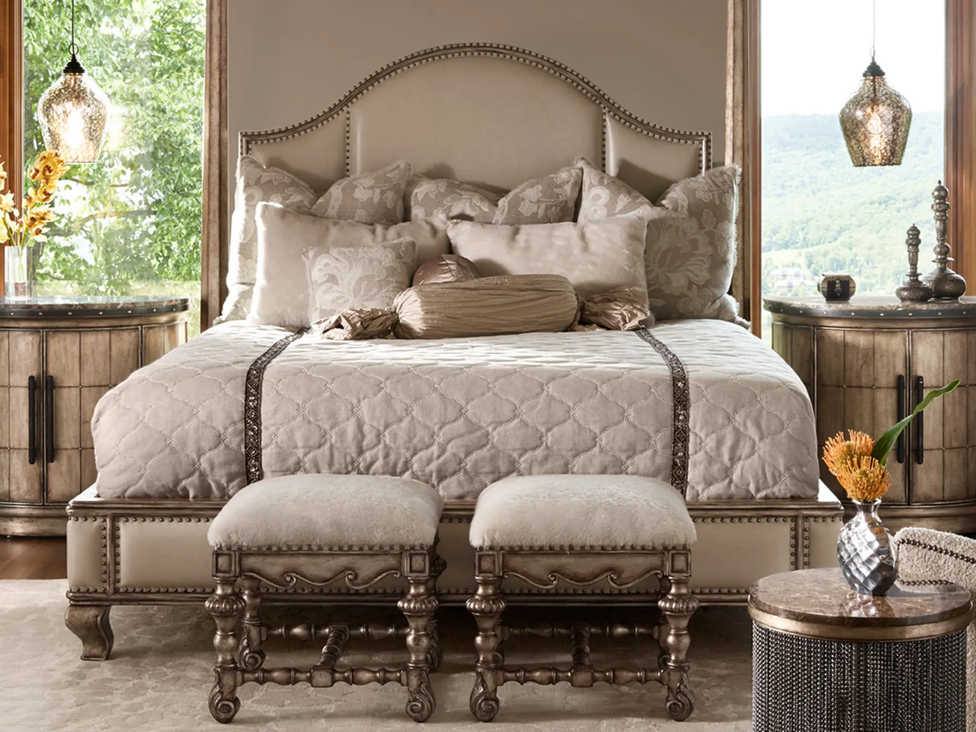 Luxury Bedding by Marge Carson: Opulent Comfort & Style